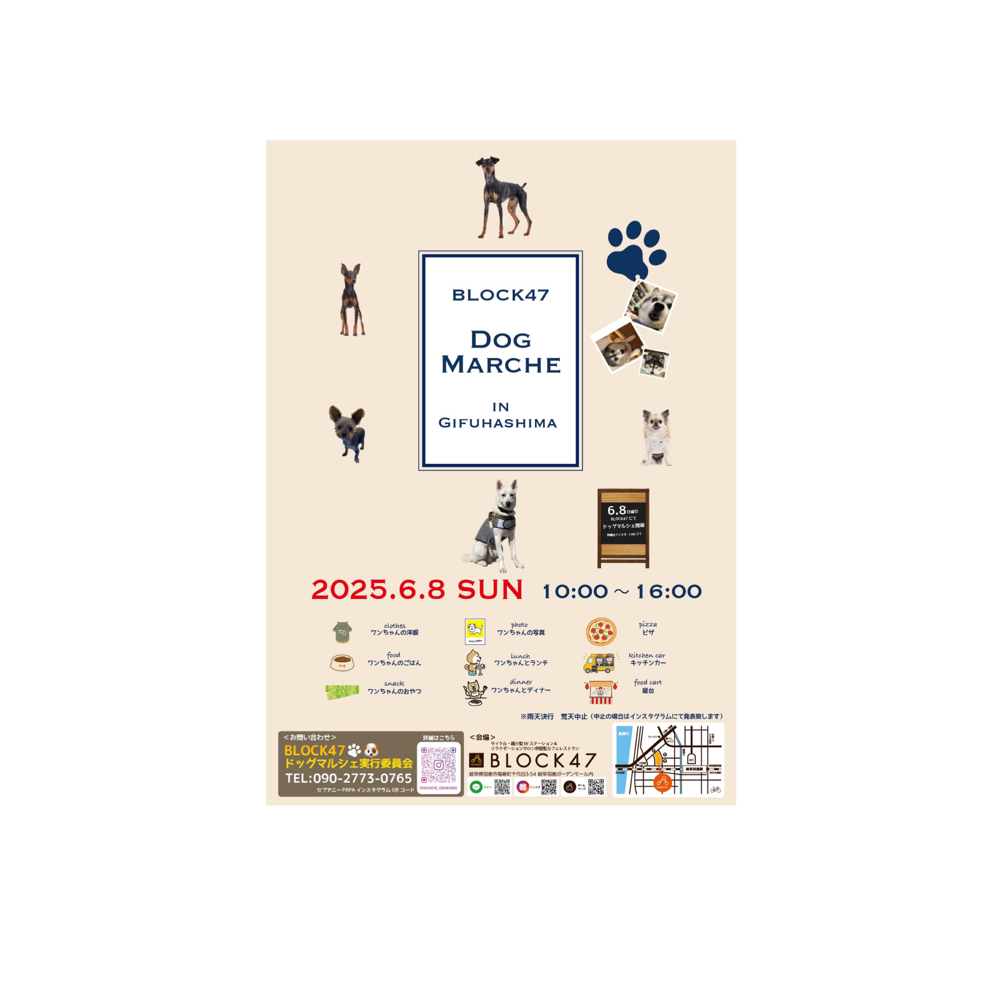 第6回BLOCK47ドッグマルシェIN岐阜羽島 開催いたします！ | BLOCK47